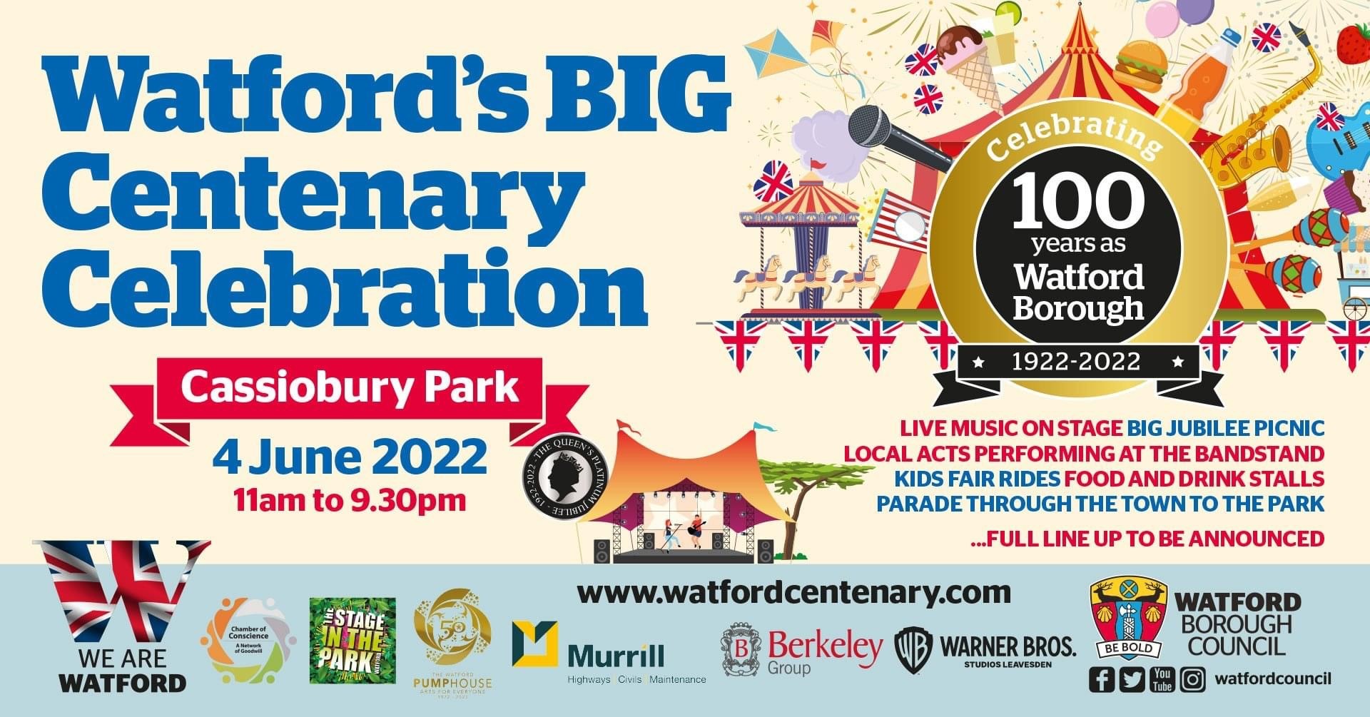 WATFORD’S BIG CENTENARY & JUBILEE CELEBRATION | Abbey Line